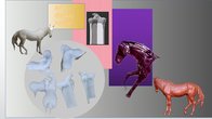 Custom Horse 3D Printing Rapid Prototyping Service From China 3D Printer Factory