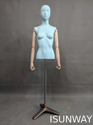 Bespoke Eco-Friendly Colorful PLA Female Torso Mannequin Design and 3D Printing Rapid Prototyping Service