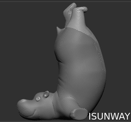 Custom Hippo Cartoon 3D Printing Rapid Prototyping Service From Professional China Status Factory